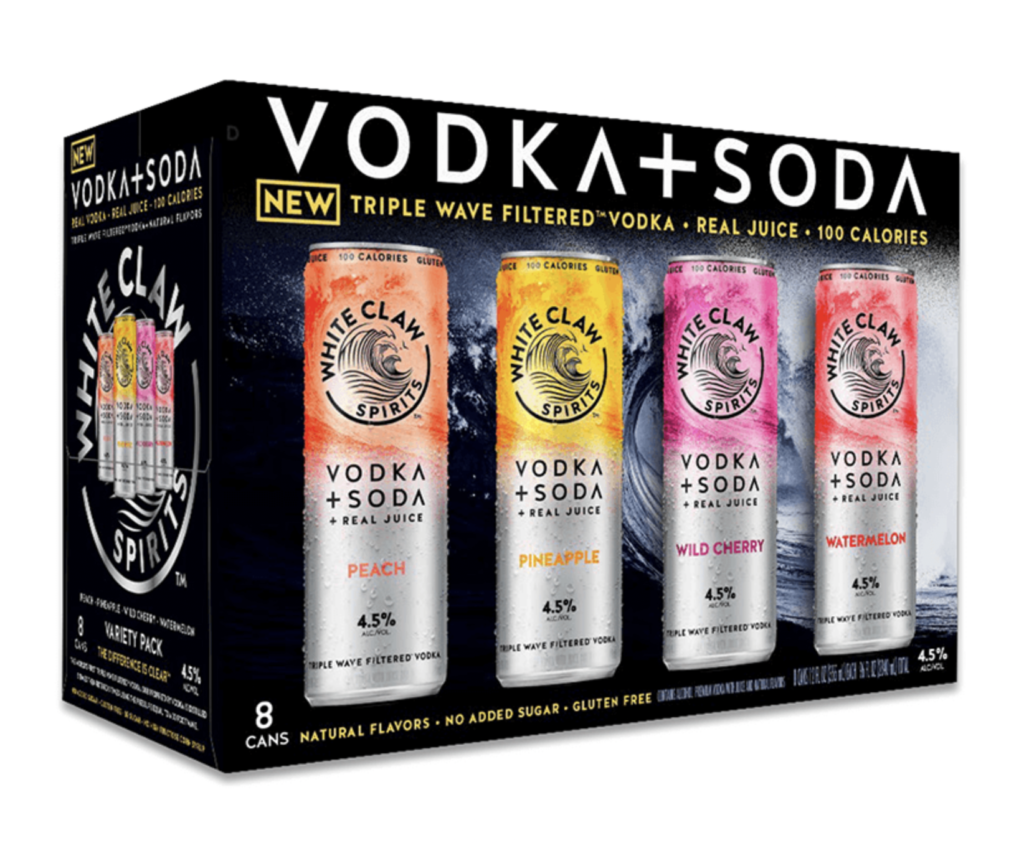 White Claw Vodka Soda Sampling - Finley Beer